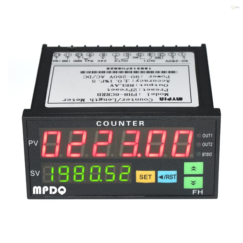 Multi-functional Dual Light-emitting Diode Display Digital Counter 90 ...