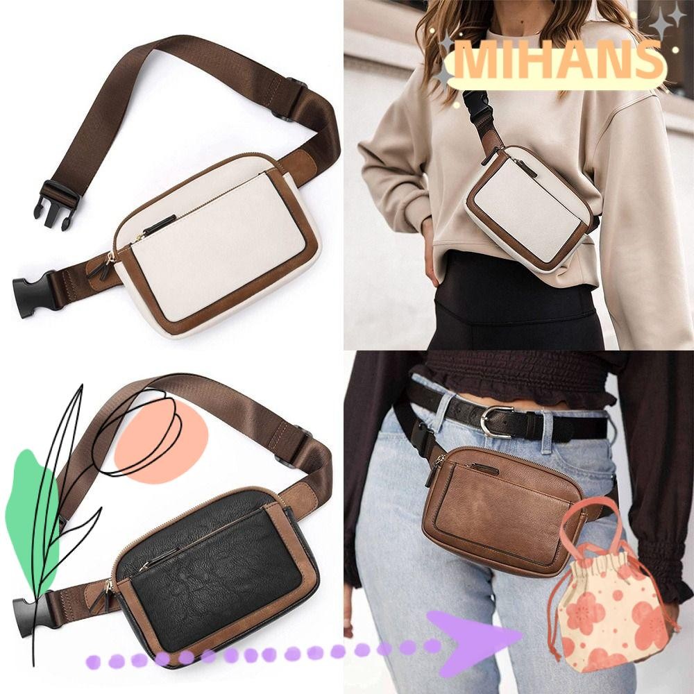 Mih กระเป๋าคาดเอวหนัง PU ขนาดเล็ก แฟชั่นพร้อมสายปรับได้ กระเป๋าคาดหน้าอก หญิง | Shopee Thailand