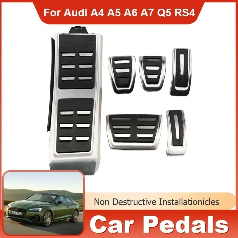 Lhd รถเหยียบการใช้เบรคแก๊สเท้าเหยียบสําหรับ Audi A4 B8 S4 RS4 Q3 A5 S5 RS5 8T Q5 8R SQ5 A6 C7 A7 ...