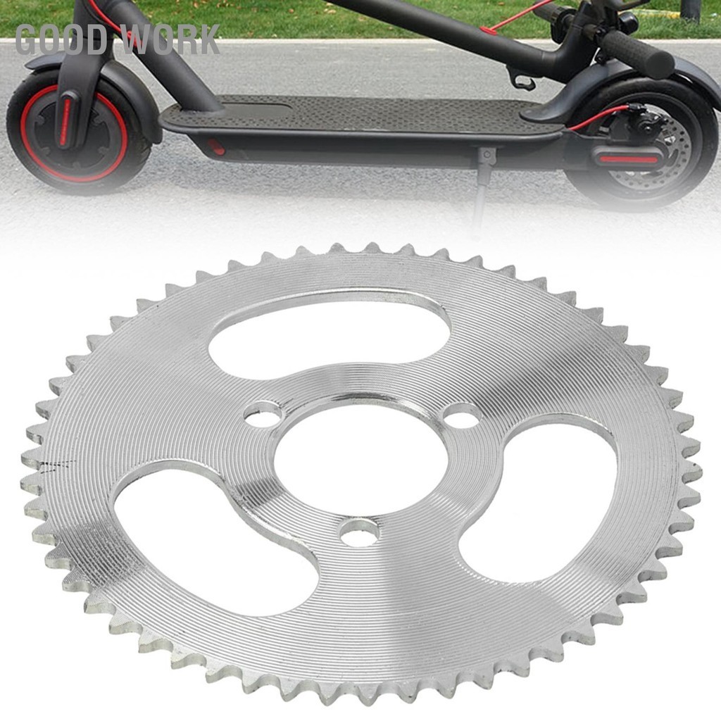 Good Work โลหะ 55 ฟัน 25H 3 หลุม Crankset เกียร์ไฟฟ้าสกู๊ตเตอร์เฟืองอุปกรณ์เสริม | Shopee Thailand