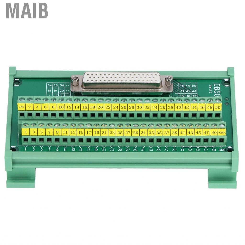 Maib Signals Breakout PCB Board DB50 To Terminal Connector Female DC60V ...