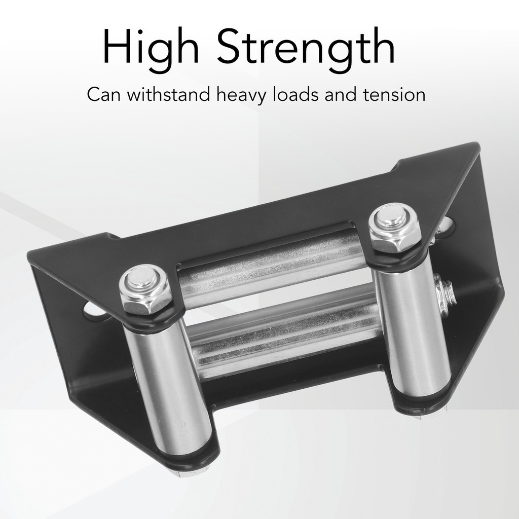 SN5 Winch Roller Fairlead Cable Guide 4 Way High Strength Steel 4500LB | Shopee Thailand