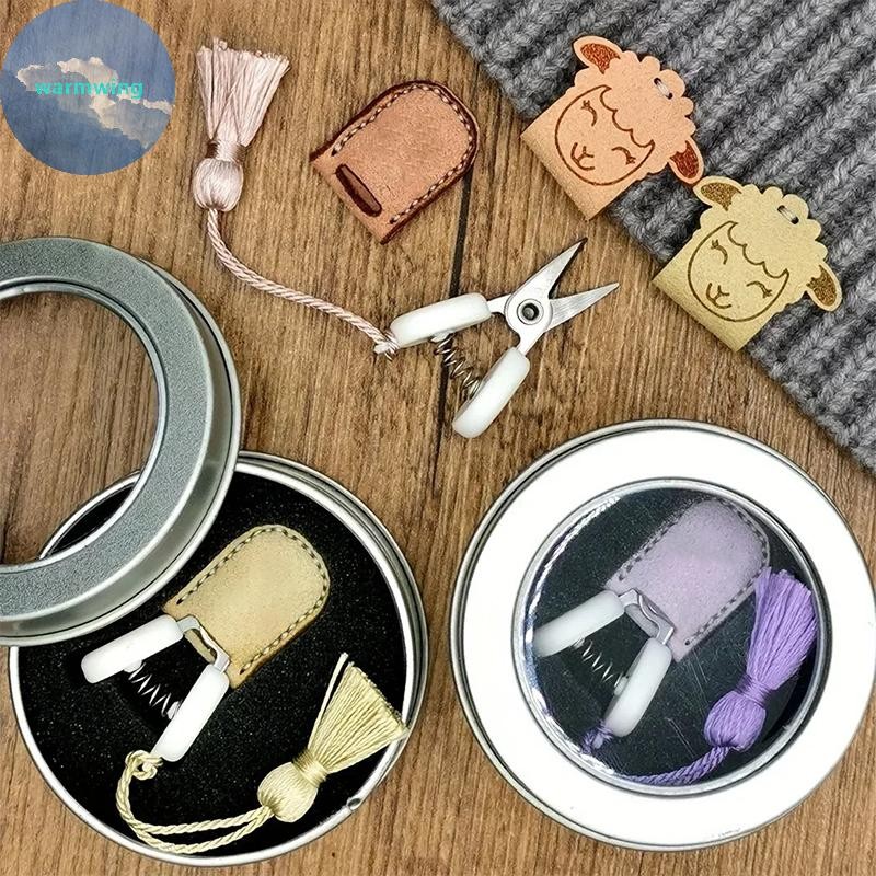 Warmwing Creative Art กรรไกรขนาดเล็กสแตนเลสฝาครอบป้องกันเย็บเย็บปักถักร้อยกรรไกรของขวัญที่ ...