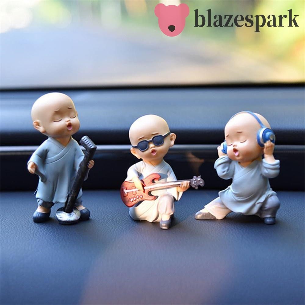 Blazespark Monks Action Figure,เรซิ่นรูปแกะสลักเครื่องประดับรถ,Creative ...