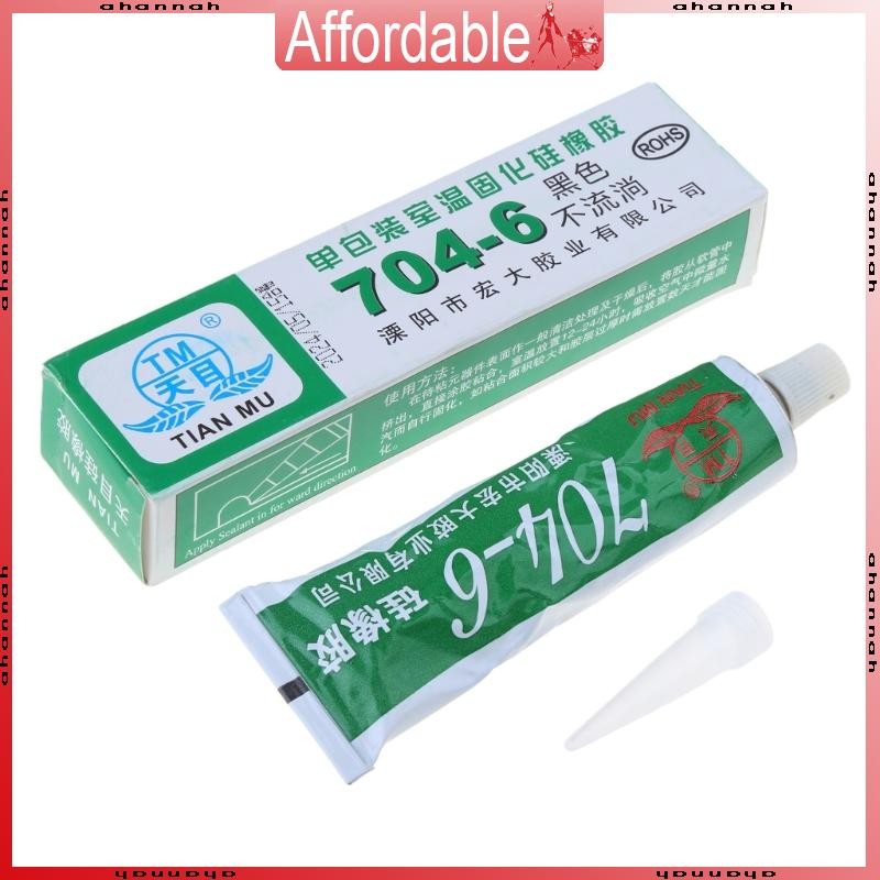 Ah 1 แพ็ค 704 RTV ยางซิลิโคนกาวสีดําซิลิโคนกาวอุตสาหกรรม 45g | Shopee Thailand