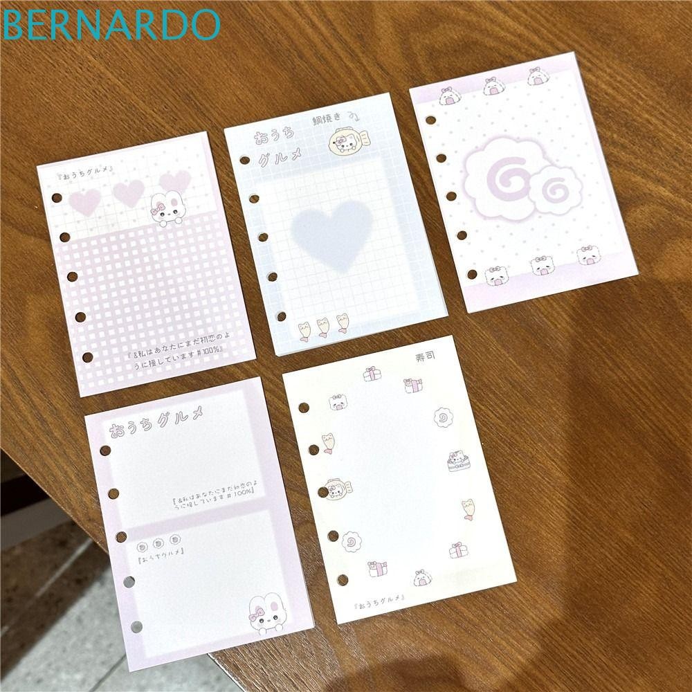 Bernardo M5 A8 กระดาษเติมโน้ตบุ๊คแบบหลวม,เค้กซูชิด้านในเติม Binder ...
