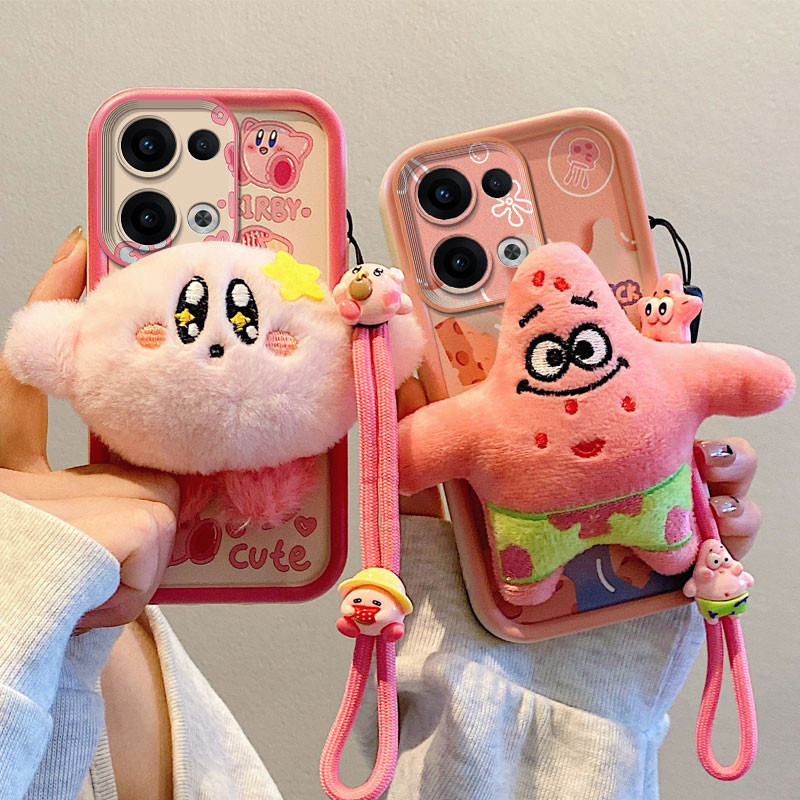 เคส Oppo Reno 13 Pink KT Cat/Fart Strawberry Bear/Cheese Pie Superstar ...