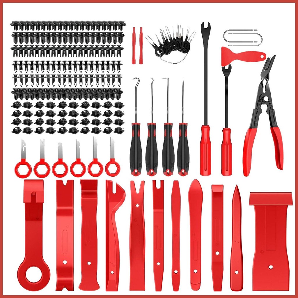 Pry Tools เครื่องมือตัดแต่งรถยนต์ No-Scratch Clip Remover ชุดขนาดเล็ก ...