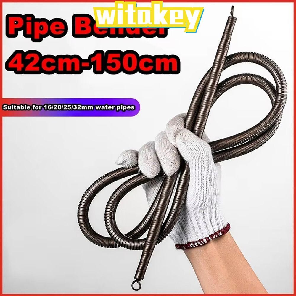 Witakey 1 ชิ้น PVC ท่อสปริง Bender, 420 มิลลิเมตรสแควร์ลวดเหล็กท่อดัดเครื่องมือ,ทนทาน 12.4-26.4 ...