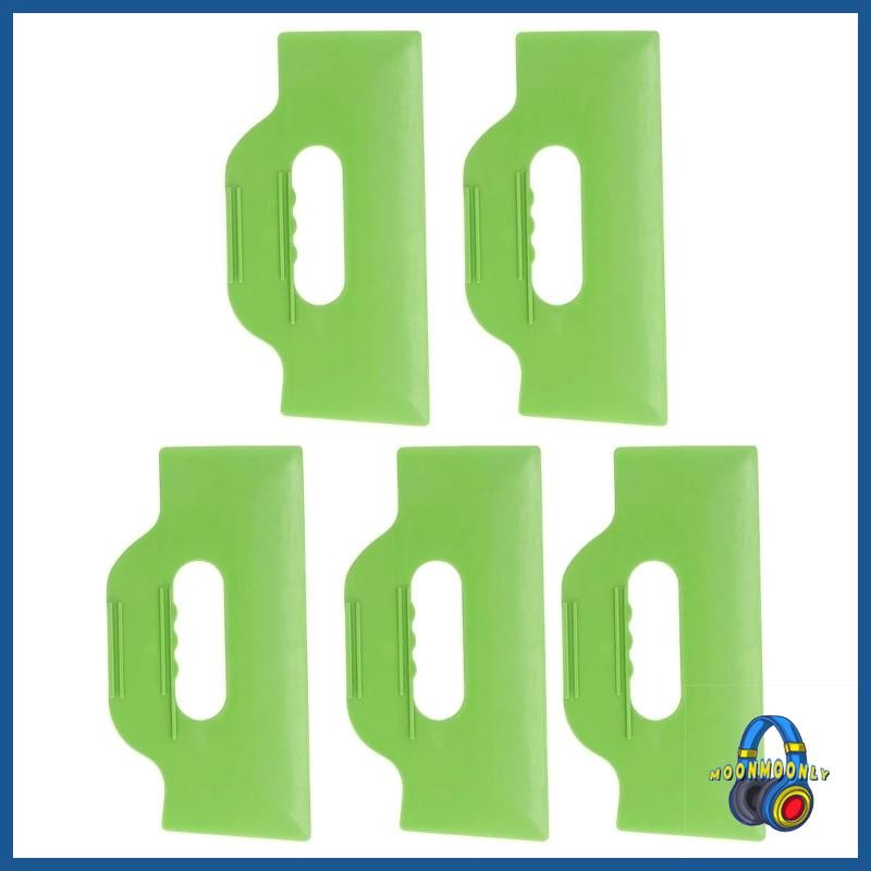 Moon 5 ชิ้น Putty Scraper พลาสติก Putty Scraper ยืดหยุ่น Spackle Putty ...