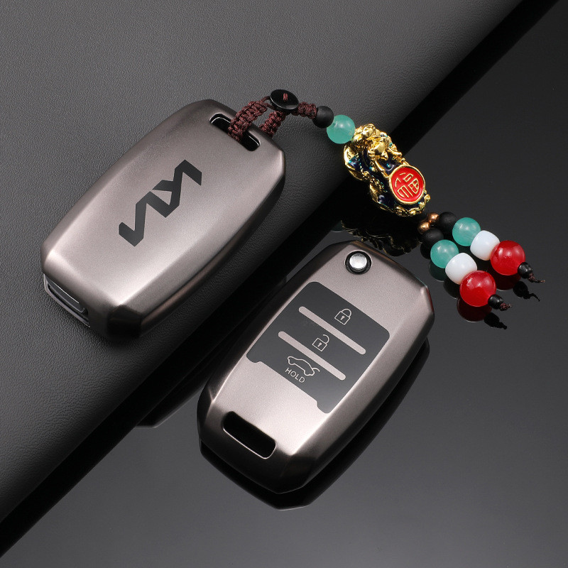 กระเป๋าใส่กุญแจ Kia K3 ที่เข้ากันได้ K5 Sportage K2/KX5/KX3/K4 Forte ปกป้องเต็มรูปแบบ TPU สี ...