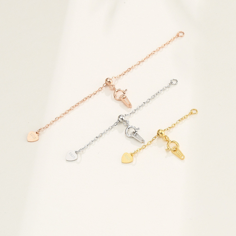 อุปกรณ์เสริมเงินสเตอร์ลิง|สร้อยคอโซ่ สร้อยข้อมือ ทอง 18K S925 ประดับมุก ปรับได้ Diy | Shopee ...