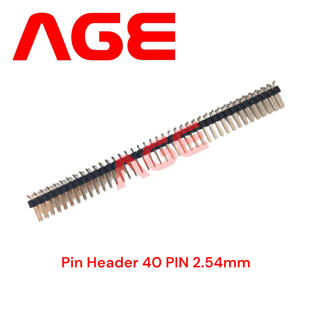Pin Header 40 PIN Pitch 2.54mm 2ROW SMT Type | Shopee Thailand