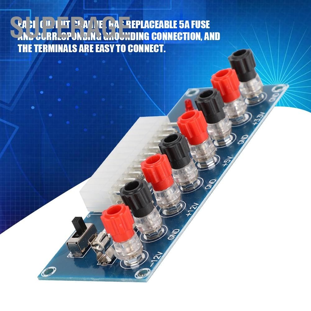 Superage XH-M229 24 Pin ATX พอร์ตไฟแสดงสถานะสวิตช์ไฟสำหรับโครงการ ...