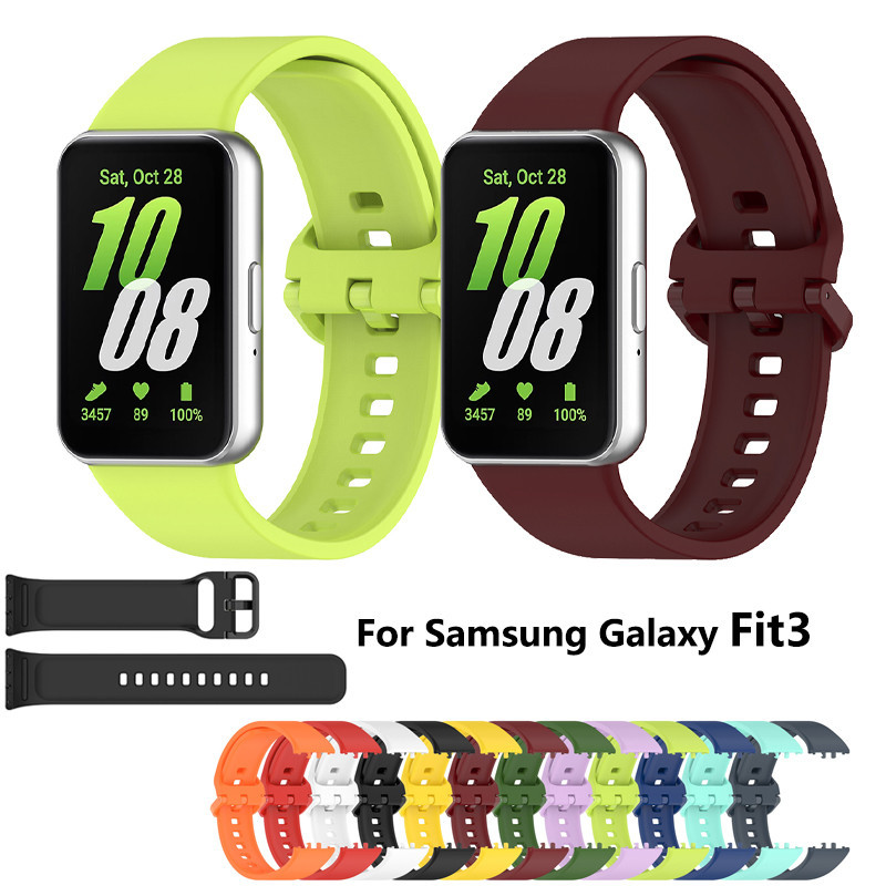 สายรัดข้อมือซิลิโคน แบบเปลี่ยน สําหรับ Samsung Galaxy Fit 3 SM-R390 ...