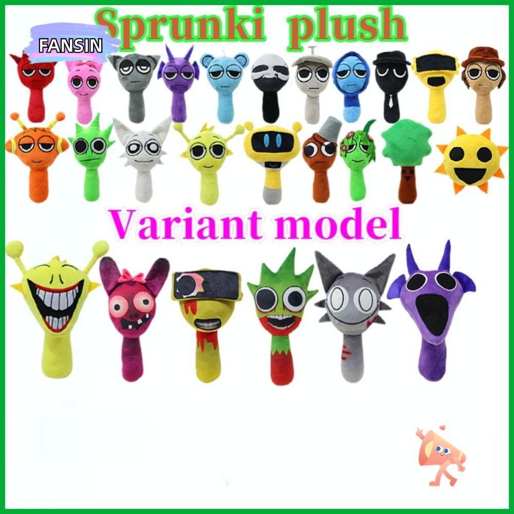 Fansin Sprunki Plush Toy, Oren Simon Plushie Doll, Soft Pinki Vineria ...