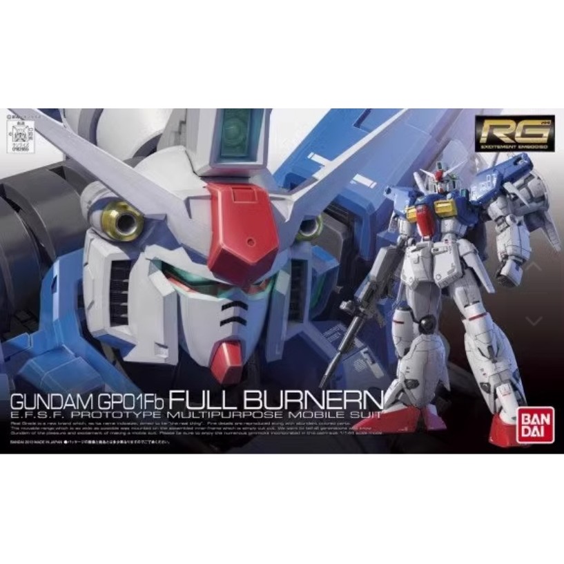 Bandai GUNDAM Assembled Model RG 1/14413RX-78 GP01Fb GUNDAM Prototype No. ของสะสมสินค้าอนิเมชั่น ...
