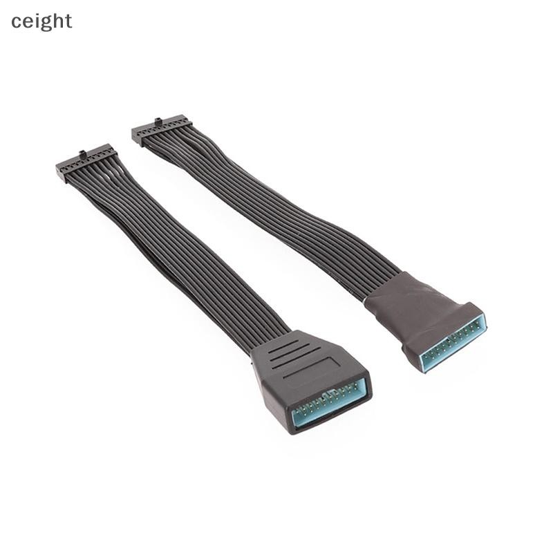 [ceight] Usb 3.0 Header Extension Cable Low Profile USB 3.0 ภายใน 19/20 ...