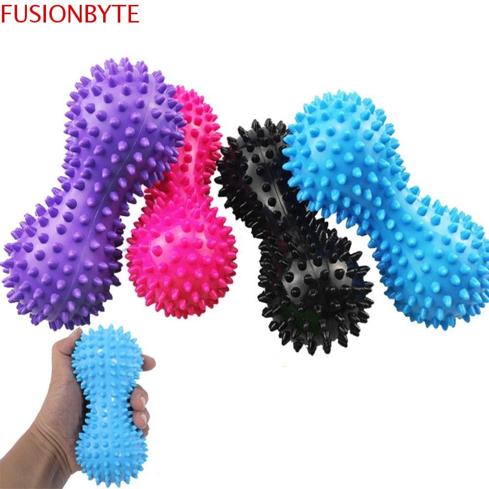 Fusionbyte ลูกกลิ้งนวดเท้า, ผ่อนคลายกล้ามเนื้อนวดจุดลึกถั่วลิสง Spiry Ball, Inflatable Body ...
