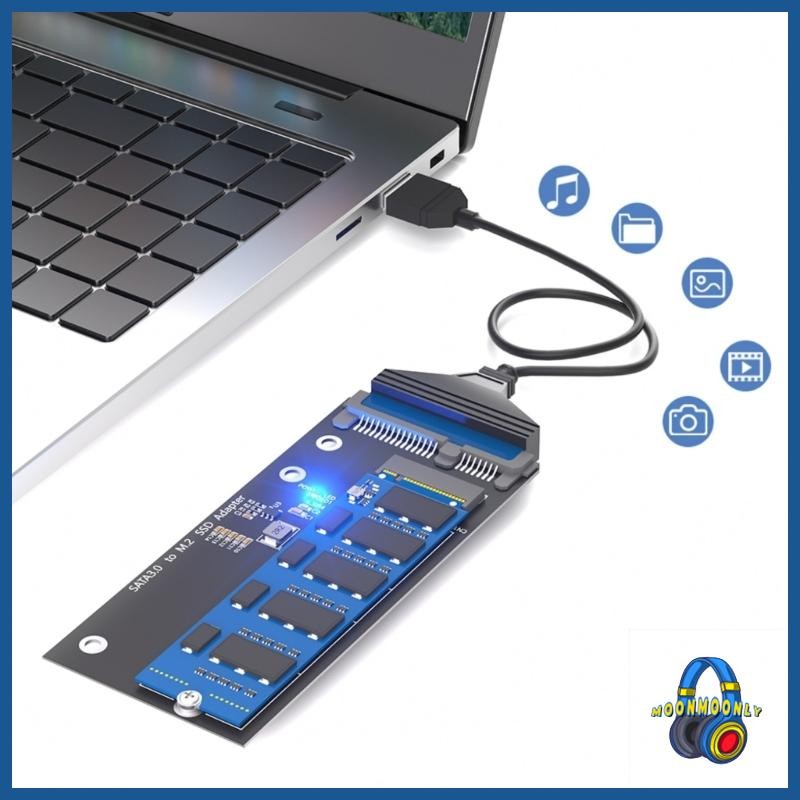 Moon M 2 SSDs อะแดปเตอร์ M 2 NGFF B Key NGFF SSDs ถึง 2 5 นิ้วอะแดปเตอร์แปลงการ์ด | Shopee Thailand