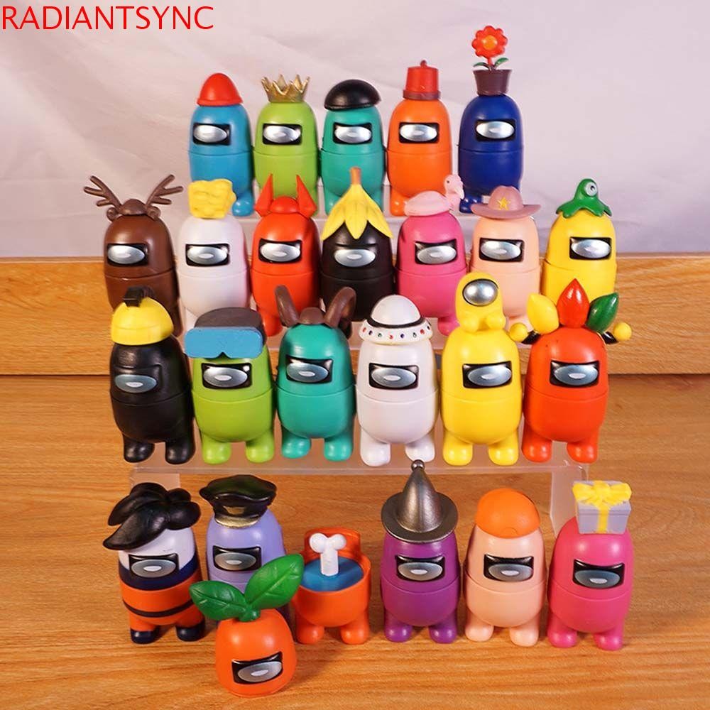 Radiantsync ตัวเลขการกระทํา Crewmate รูปปั้นการ์ตูนอะนิเมะรุ่น Imposter รูป PVC ของเล่น | Shopee ...