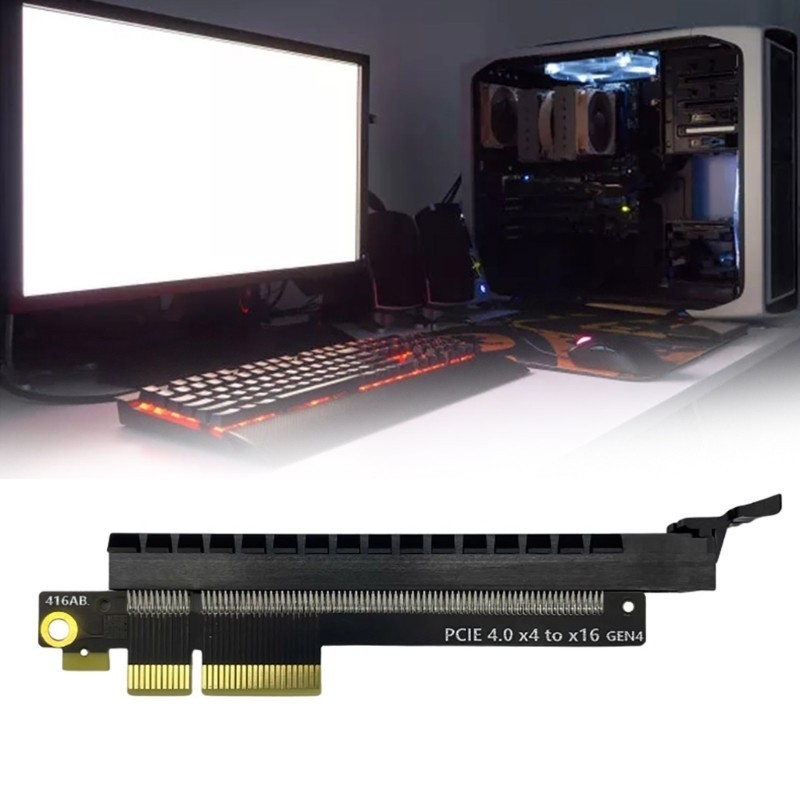 R * PCIE 4 0 X4 X8 ถึง X16 การ์ด GPU GEN4 สล็อตอะแดปเตอร์แปลงสําหรับ ...