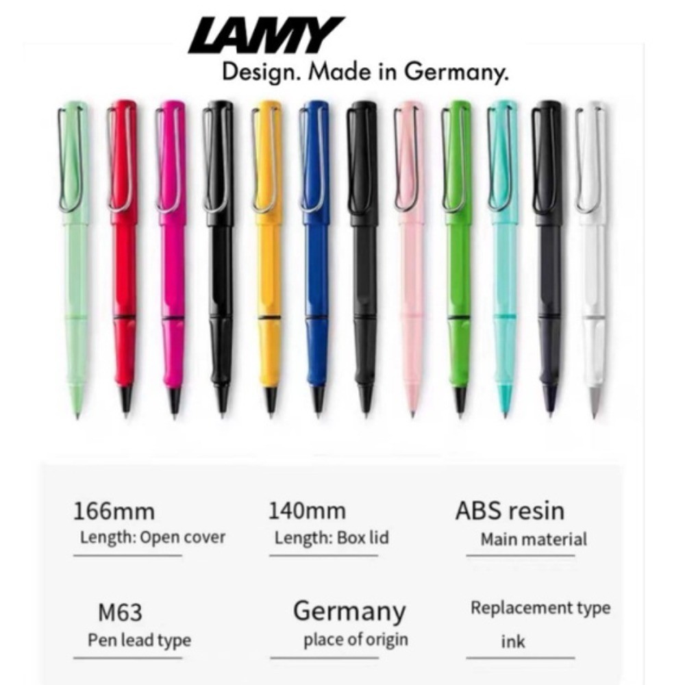 【30 สี & 1 กล่องกระดูกงู】Lamy Safari Rollerball Pen Special Edition 2019 Pastel - Lamy 2022 ...