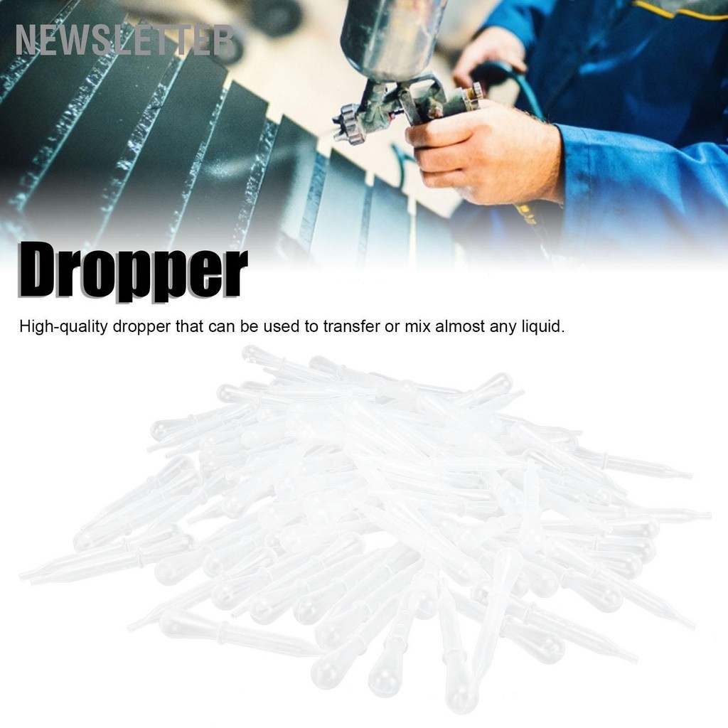 Newsletter 100PCS 1.5ml Dropper Pipette สำหรับ Liquid Transfer และ ...