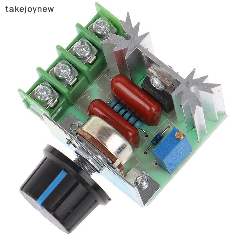 [takejoynew] 1 ชิ้น 50-220V 2000W ตัวควบคุมความเร็ว Dimmers SCR เครื่องปรับแรงดันไฟฟ้าเครื่องมือ ...