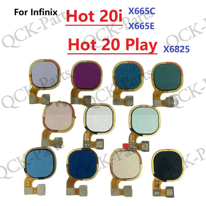 สําหรับ Infinix Hot 20i X665C X665E ลายนิ้วมือเซ็นเซอร์เครื่องสแกนเนอร์ ...