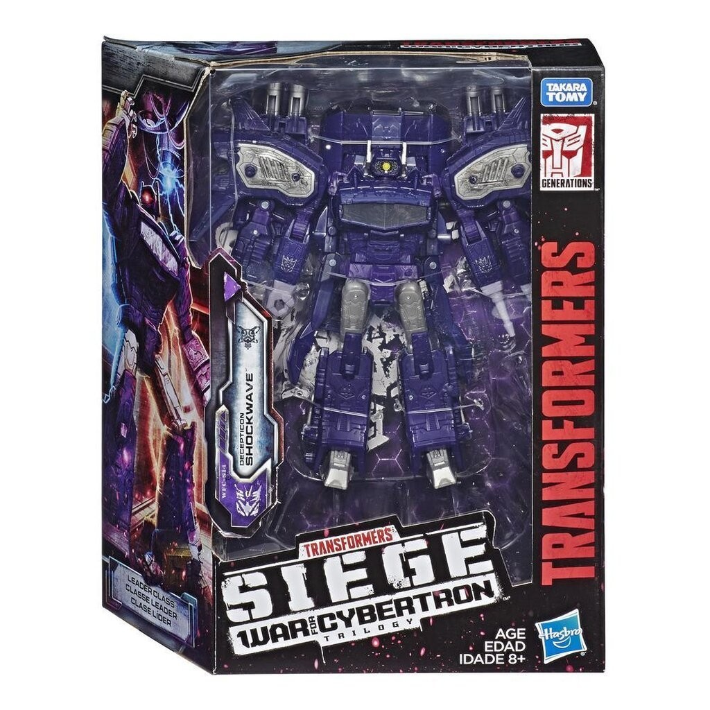Hasbro Transformers Generations War for Cybertron Siege Leader WFC-S14 Shockwave Figure ฮาสโบร ท ...