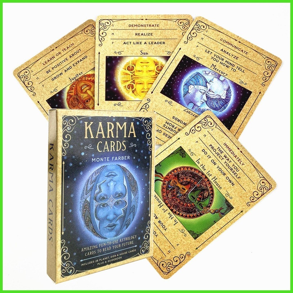 ไพ่ทาโรต์ Karma Oracle Tarot Deck Fortune Telling Divination Tarot ...