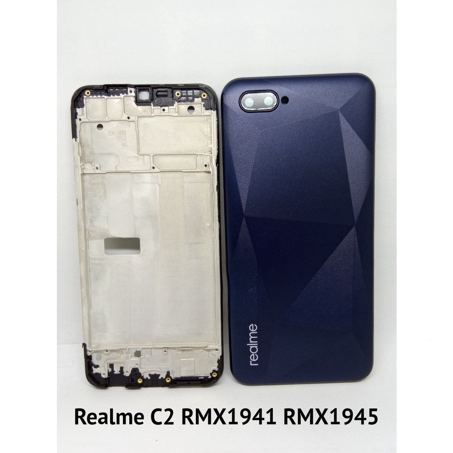 ฝาครอบด้านหลัง ด้านหลัง ของแท้ สําหรับ Realme C2 RMX1941 RMX1945+Lcd Frame Middle Bone Backdor ...