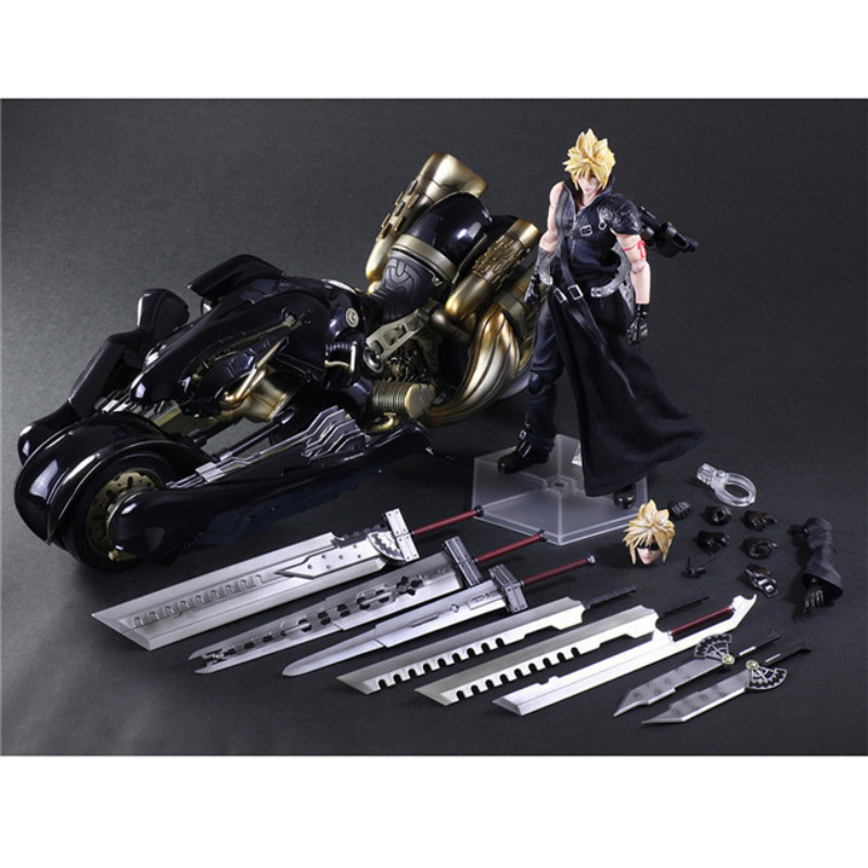 ฟิกเกอร์ Play Arts Final Fantasy VII:Advent Kids Cloud Strife Fenrir ...