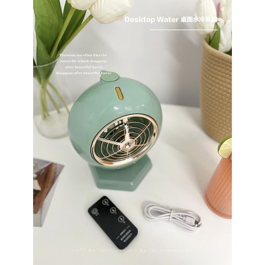Household Cooling Fan Rechargeable Desktop Small Mini Air Conditioner ...