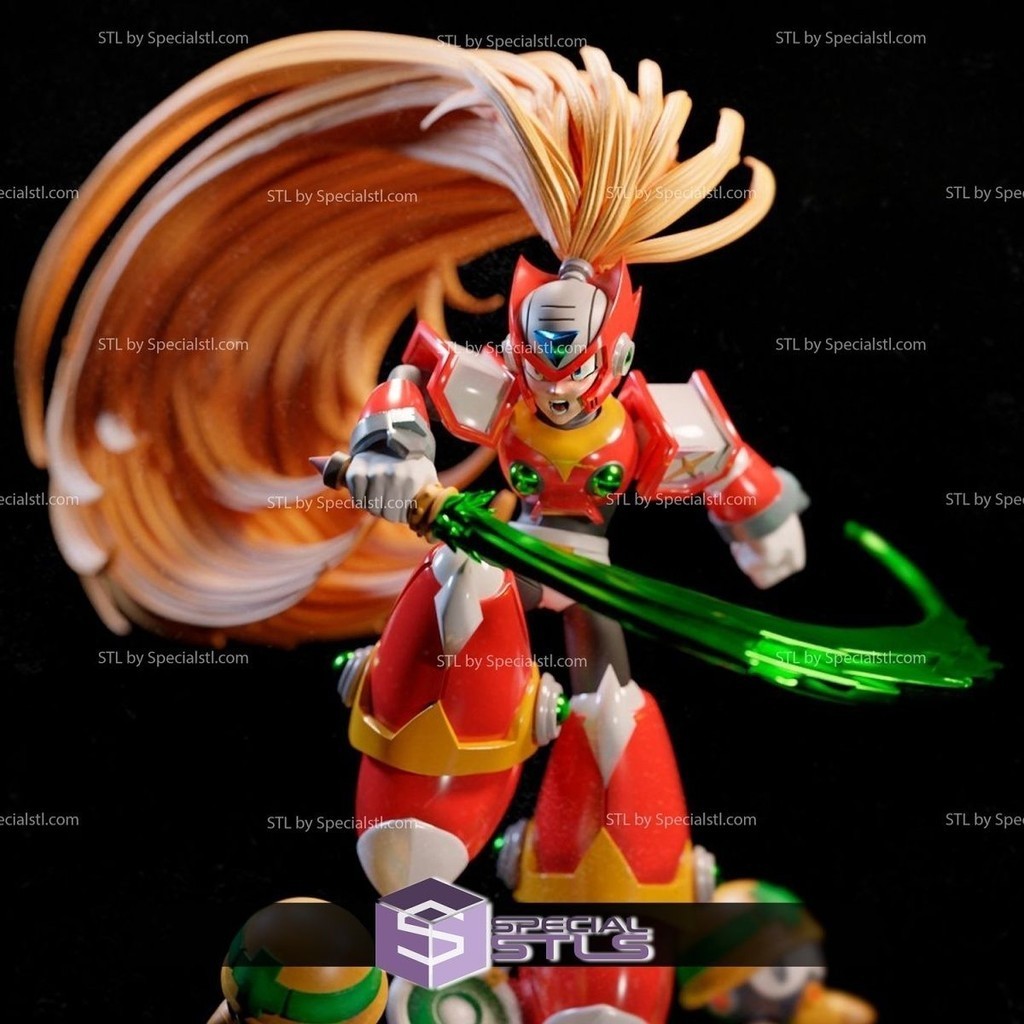 โมเดลฟิกเกอร์ 1/10 Mega Man Phoenix gk White Model Unpainted 3d Print ...