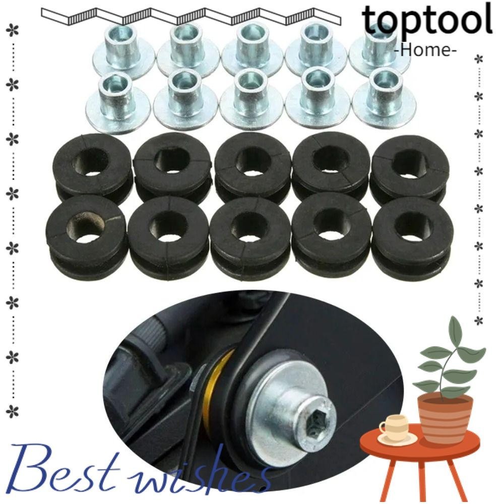 Toptool ชุดปะเก็นยาง M6 ลดแรงกด 10 ชิ้น 20 ชิ้น | Shopee Thailand