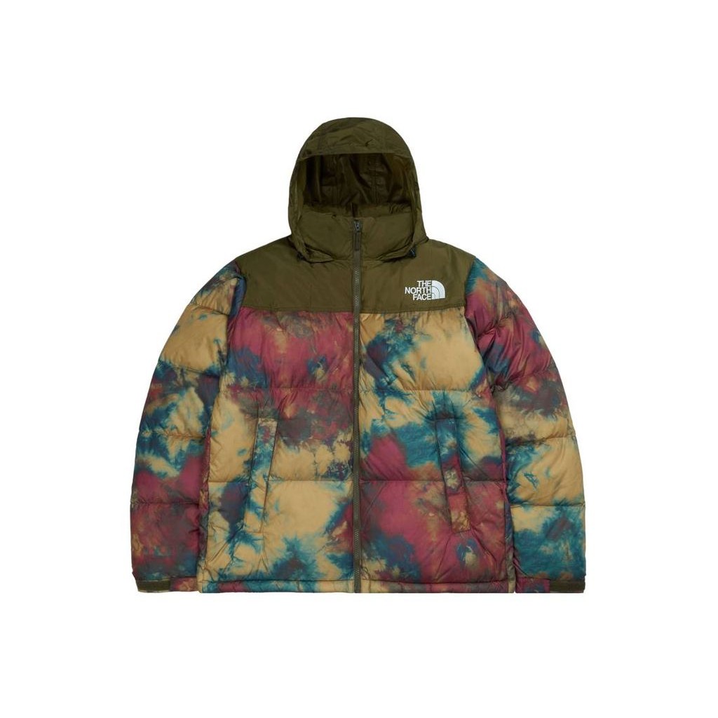 The North Face Novelty Nuptse Jacket Ice Dyed Antelope Tan Unused ...