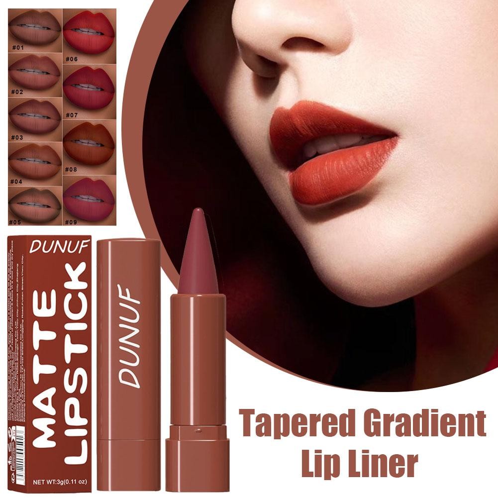 Dunuf Gradual Change Lip Liner Matte Nude Brown Lipliner ลิปสติก Matte ...