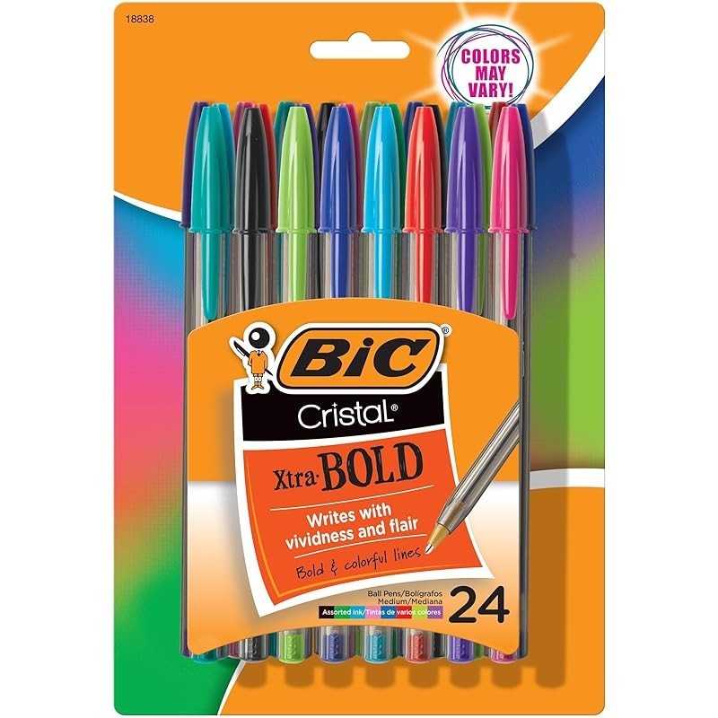 Bic Japan Cristal Xtra Bold Stick Ballpoint Pen | Shopee Thailand
