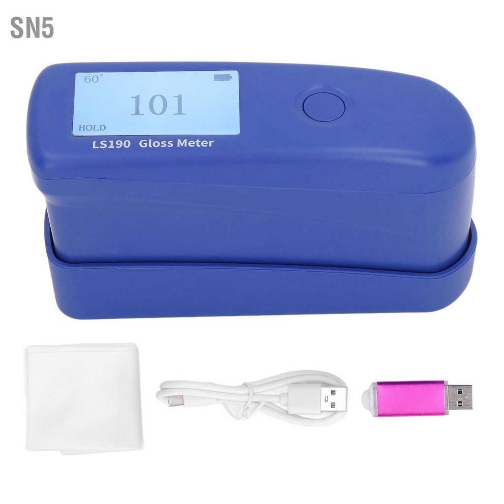 SN5 LINSHANG Digital LCD Gloss Meter พื้นผิวสี Glossmeter เครื่องทดสอบ Glarimeter สำหรับโลหะหิน ...