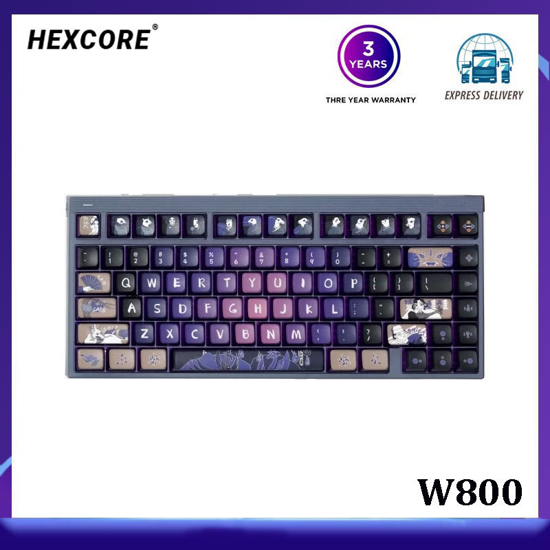 Hexcore W800 Datang Yaotan คีย์บอร์ดไร้สาย 2.4G ปลั๊กร้อน 75% สําหรับออฟฟิศ | Shopee Thailand