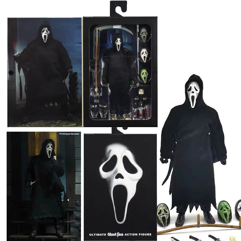 Neca โมเดลฟิกเกอร์ Ghostface ULTIMATE Prototype Version Scream Ghost ...