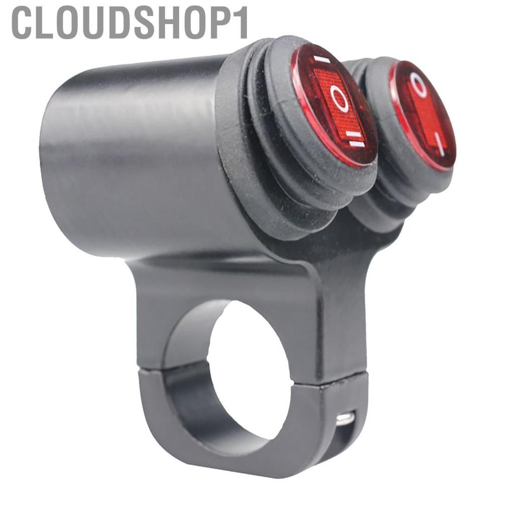 Cloudshop1 Waterproof Motorcycle Light Switch 12V Input Voltage ...