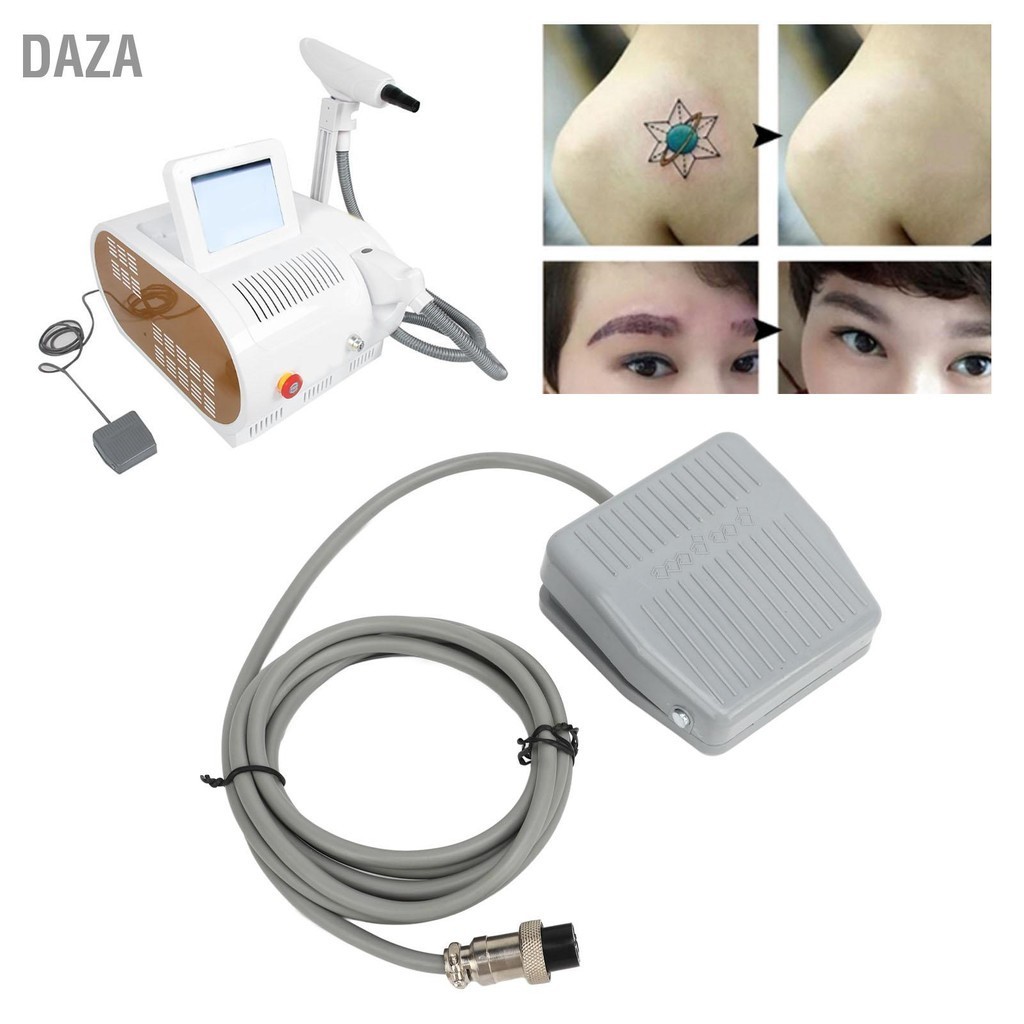 DAZA เครื่องกำจัดรอยสักด้วยเลเซอร์ 3 รูสวิตช์เท้าอุปกรณ์เสริมเครื่อง ...
