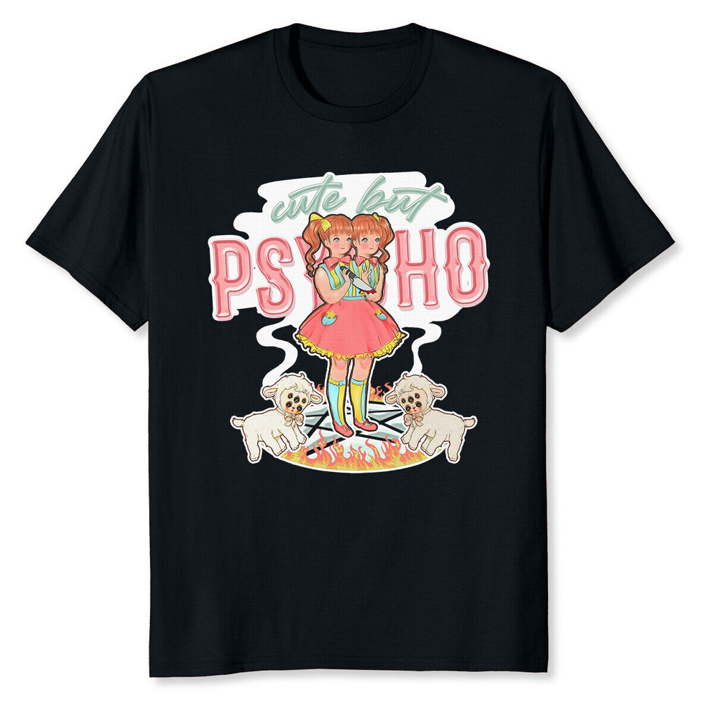 เสื้อยืด พิมพ์ลาย Psycho Pastel Goth Two Headed น่ารัก | Shopee Thailand