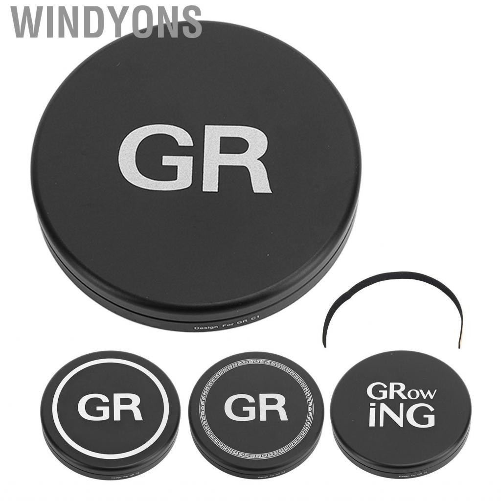 Windyons Metal Lens Cap Flocked Lining Portable for GRIII | Shopee Thailand