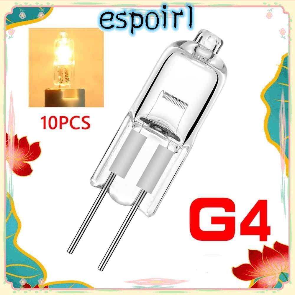 Espo หลอดไฟฮาโลเจน 10W 20W 12V LED G4 10 ชิ้น | Shopee Thailand