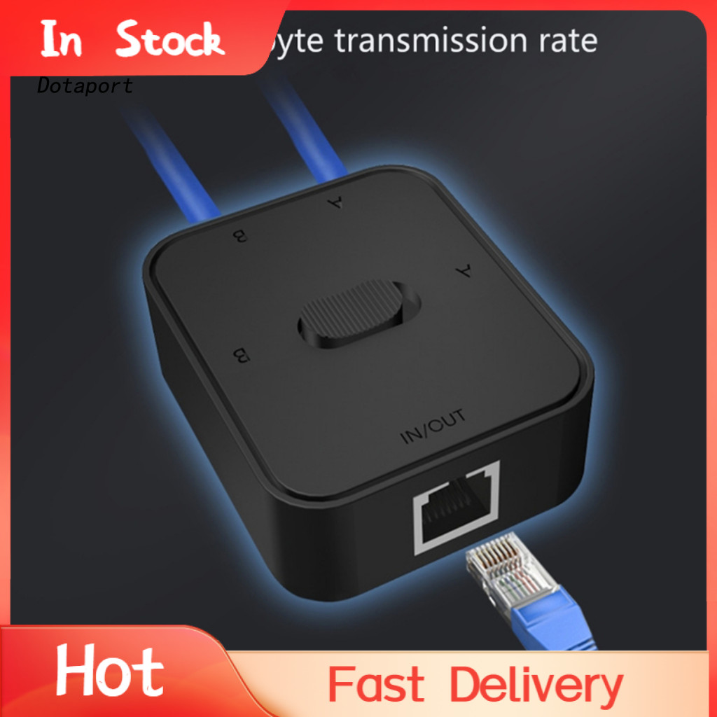 Kddt- สวิตช์เครือข่าย 2 พอร์ต ความเร็วสูง LAN 1000Mbps เข้า 2 ออก 1 ออก ...