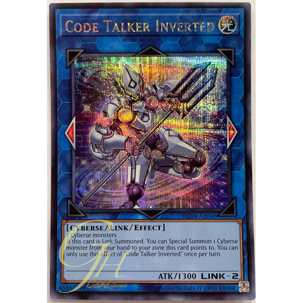 Yugioh [RC04-AE046] Code Talker Inverted (Secret Rare) | Shopee Thailand